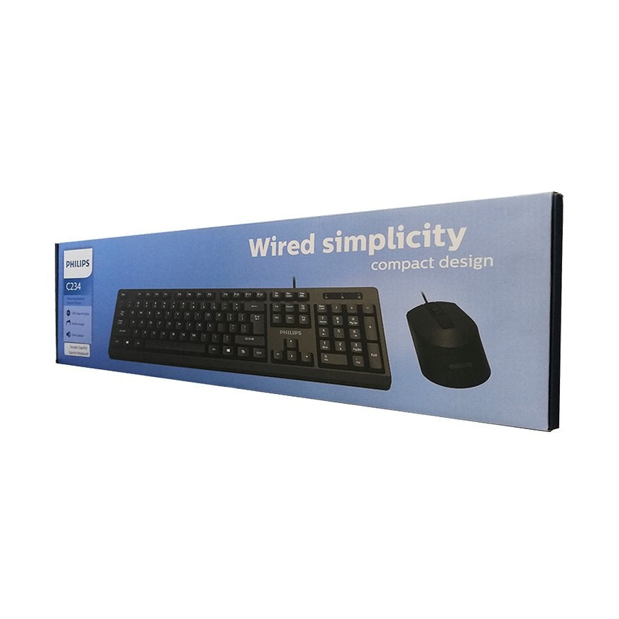 Wired Keyboard & Mouse Combo C234 PHILIPS (TECLADO) – Quimera Quiroga